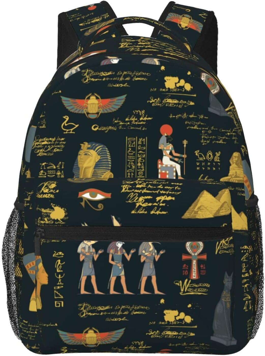 Amazon.com: ASYG Egyptian Backpack Hieroglyphics Laptop Backpack ...