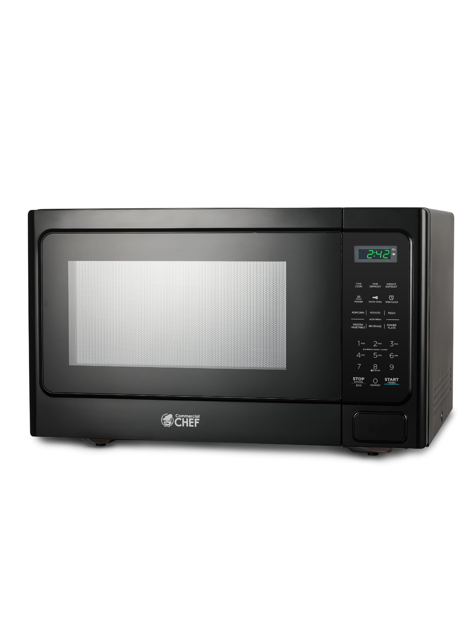 Snapklik.com : COMMERCIAL CHEF Microwave 1.3 Cu Ft