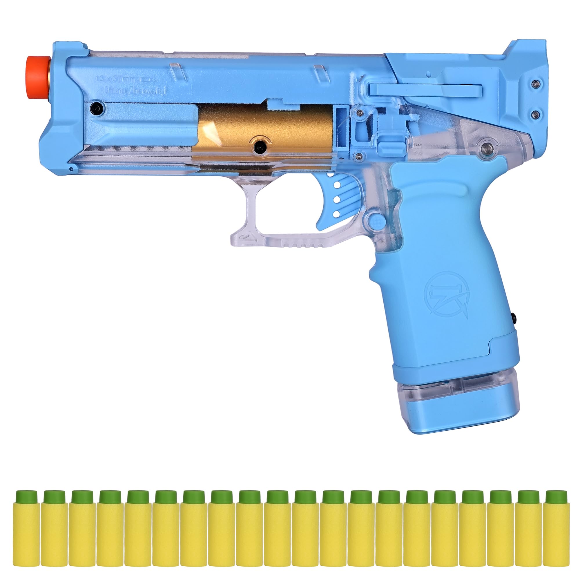 Zhenweiqi Fire Rat Blaster, ZWQ S200 Half Length Dart Pistol Long-Range ...