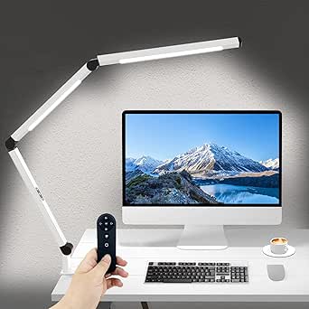 Micomlan LED Desk Lamp for Home Office, Architect Clamp Desk Lamp with ...