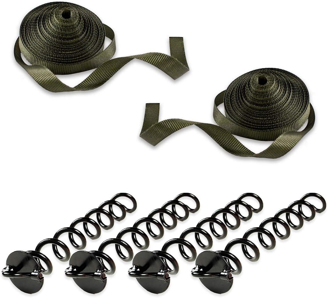 Amazon.com: Tree Anchor Kit: Includes 4 Ground Anchors and 2 Tree ...