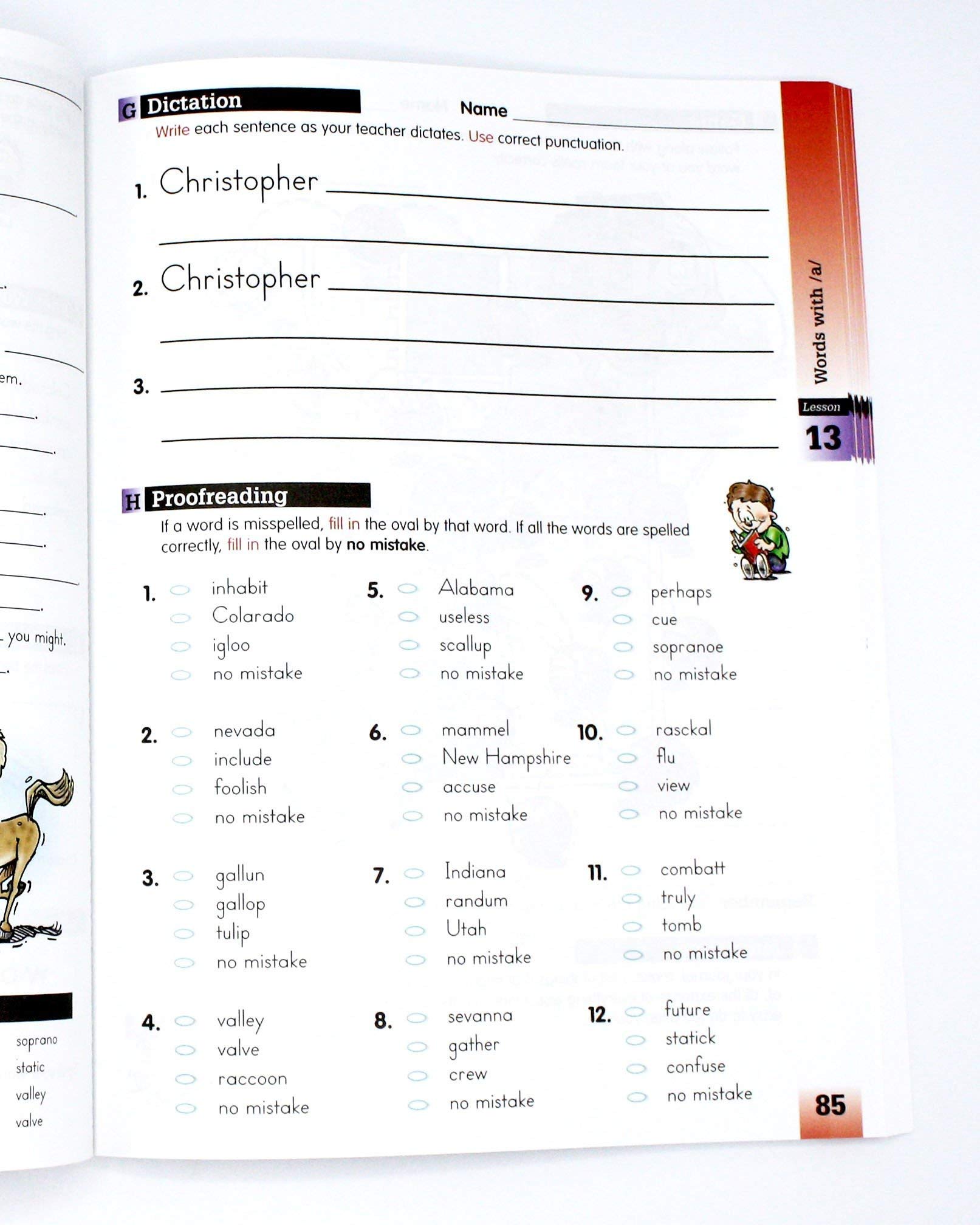 Snapklik.com : 5th Grade Spelling Student Workbook Level E By A Reason ...