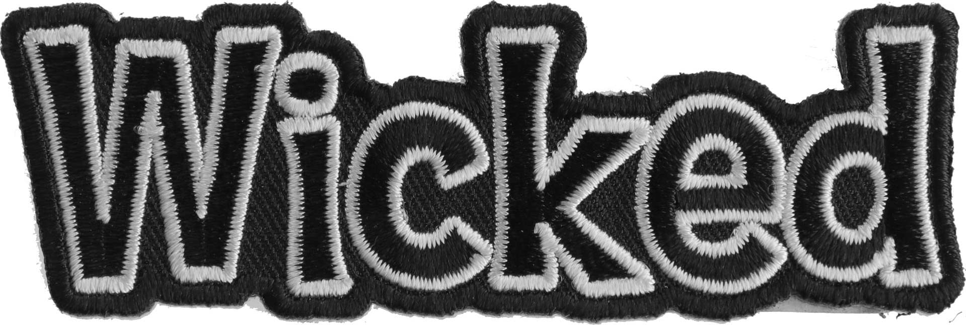 Amazon.com: Wicked Patch - 3.5x1.5 inch. Embroidered Iron on Patch ...