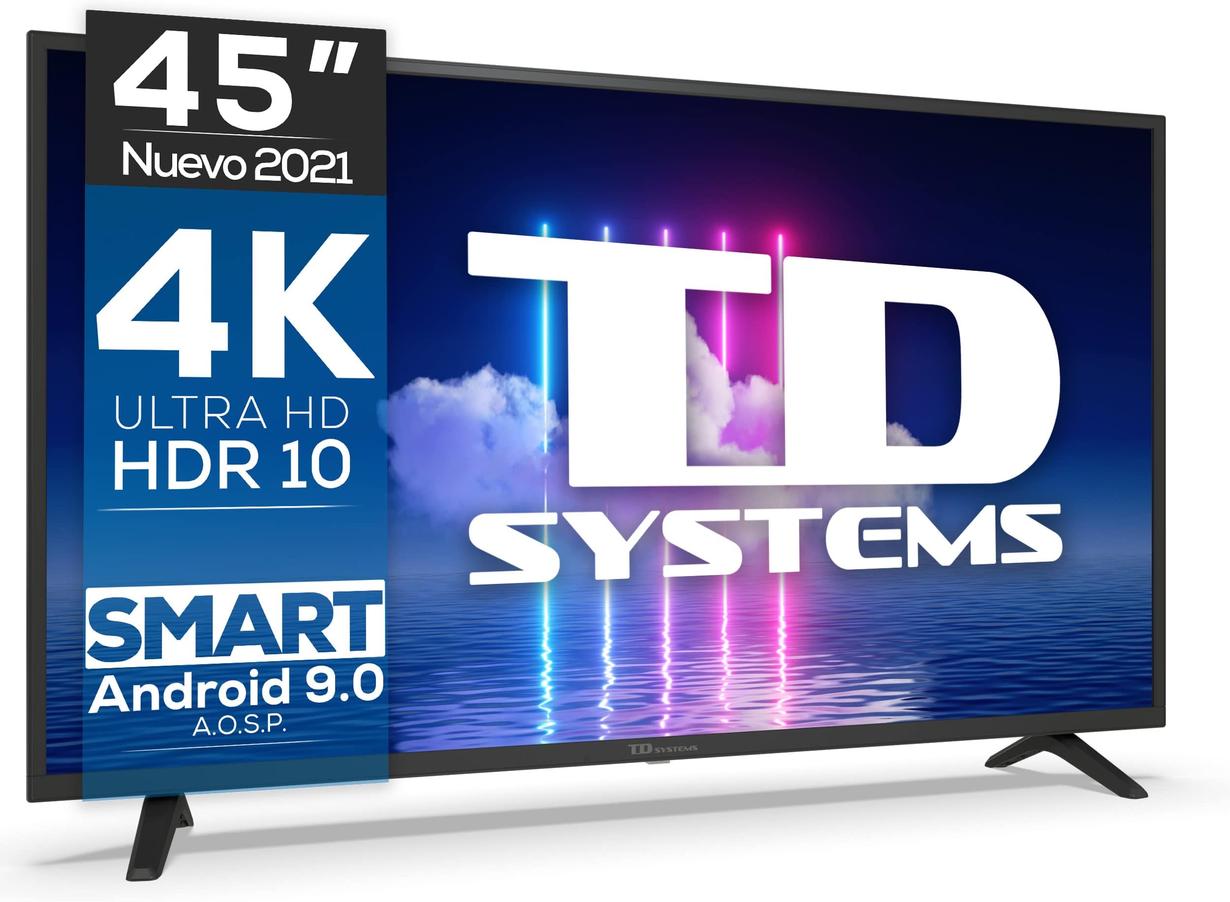 TD SYSTEMS TELEVISOR K45DLJ12US 45" FHD SMART ANDROIDTV WIFI USB HDMI ...