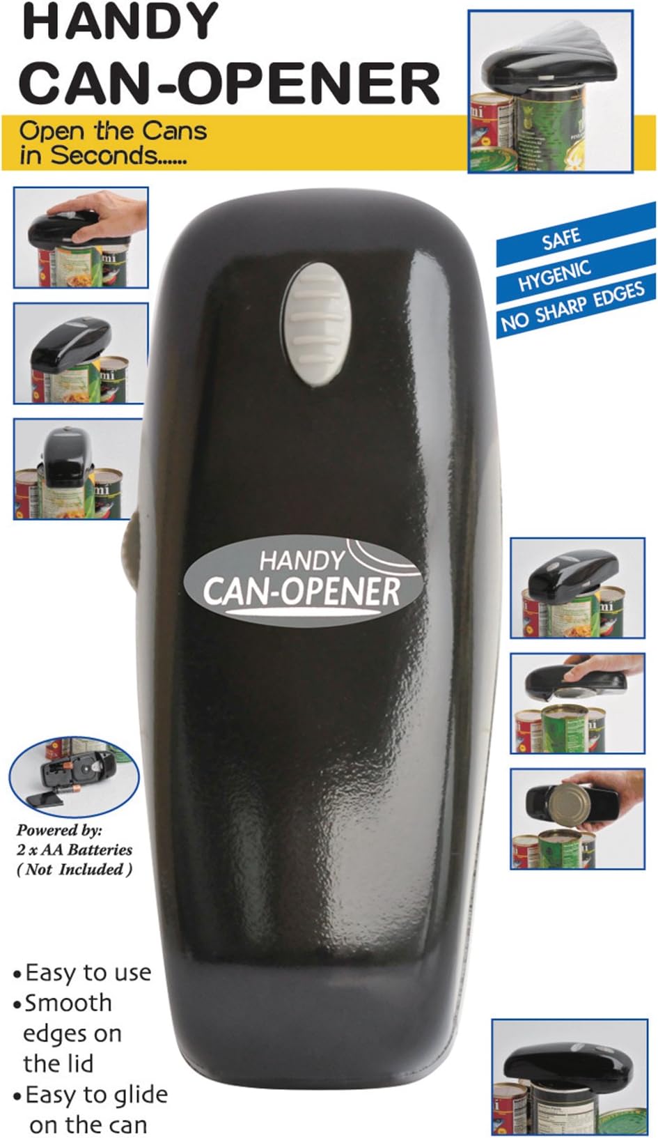 Amazon.com: Gourmet Trends Handy Can Opener, Colors May Vary : Home ...