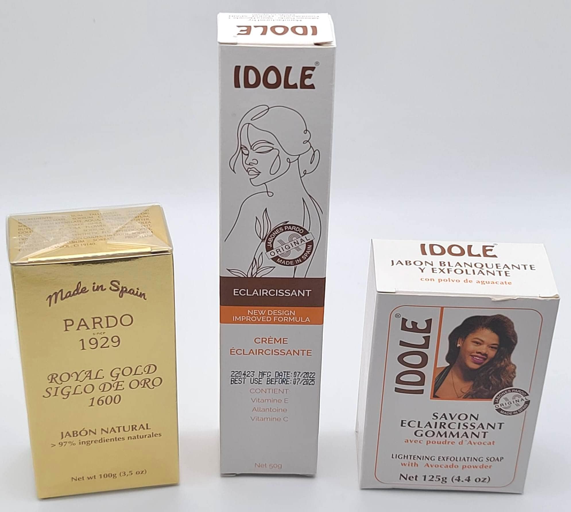 Amazon.com : Idole Soap - Exfoliating 7 oz. (Choose 1, 2, or 3) (2 ...