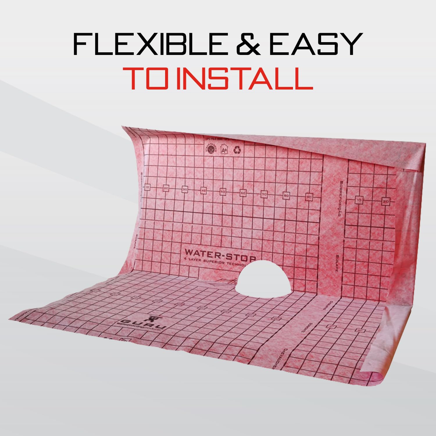 Snapklik.com : GURU USA W-S Heavy Duty Shower Tray For Square Drain ...