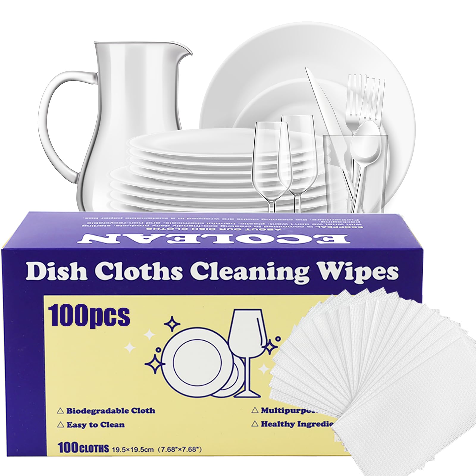 Amazon.com: Multi-Surface Reuse Cleaning Cloths | Soap Pre-load ...