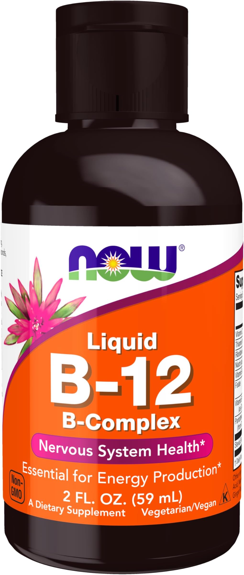 Amazon.com: NOW Foods Supplements, Vitamin B-12 Complex Liquid, Energy ...