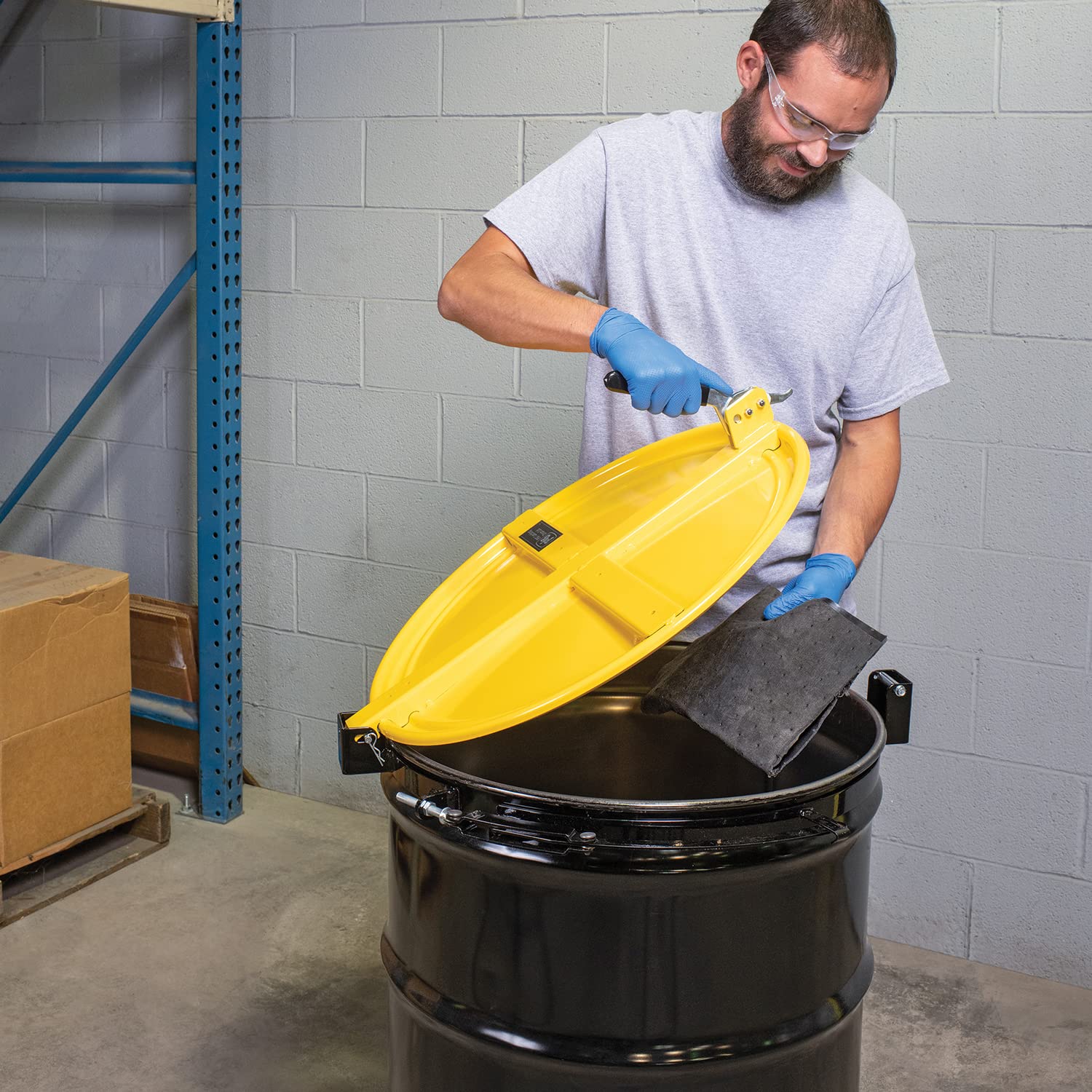 Snapklik.com : New Pig Drum Lid Latching Drum Lid