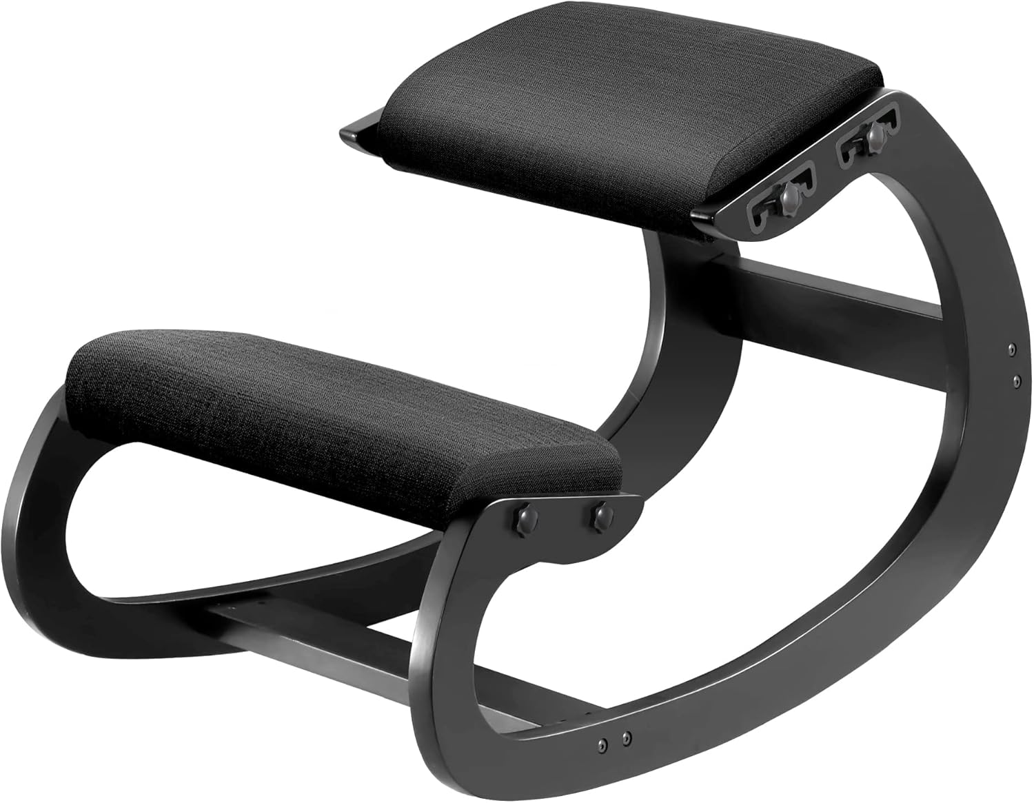MallVitally Adjustable Kneeling Chair, Wooden Ergonomic Rocking Chair ...