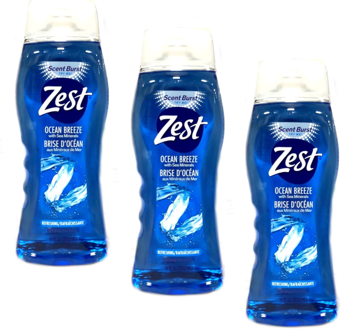 Amazon.com: Zest Antibacterial Liquid Hand Soap Fresh Aqua Plus Vitamin ...