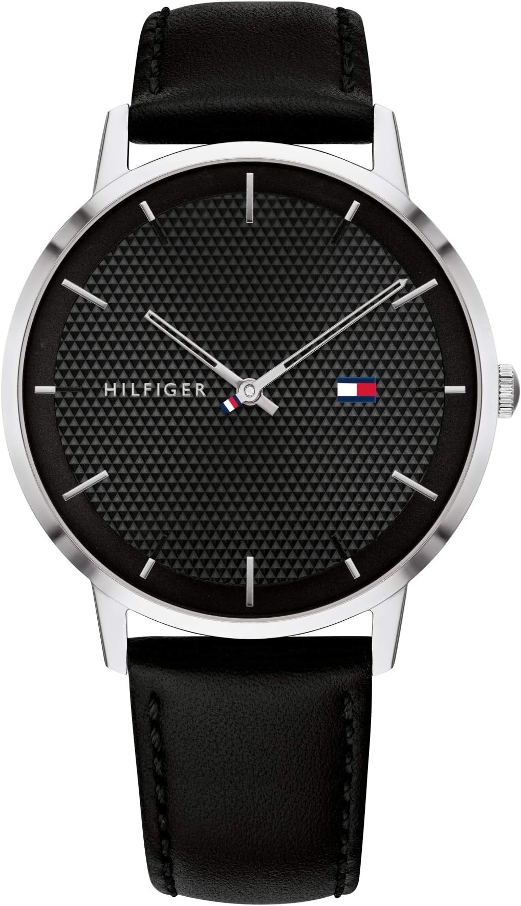 Tommy Hilfiger Men Analogue Quartz Watch with Leather Strap 1791118 ...