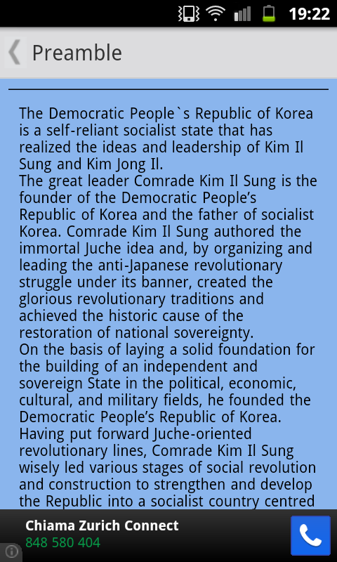 Constitution of North Korea - App on Amazon Appstore