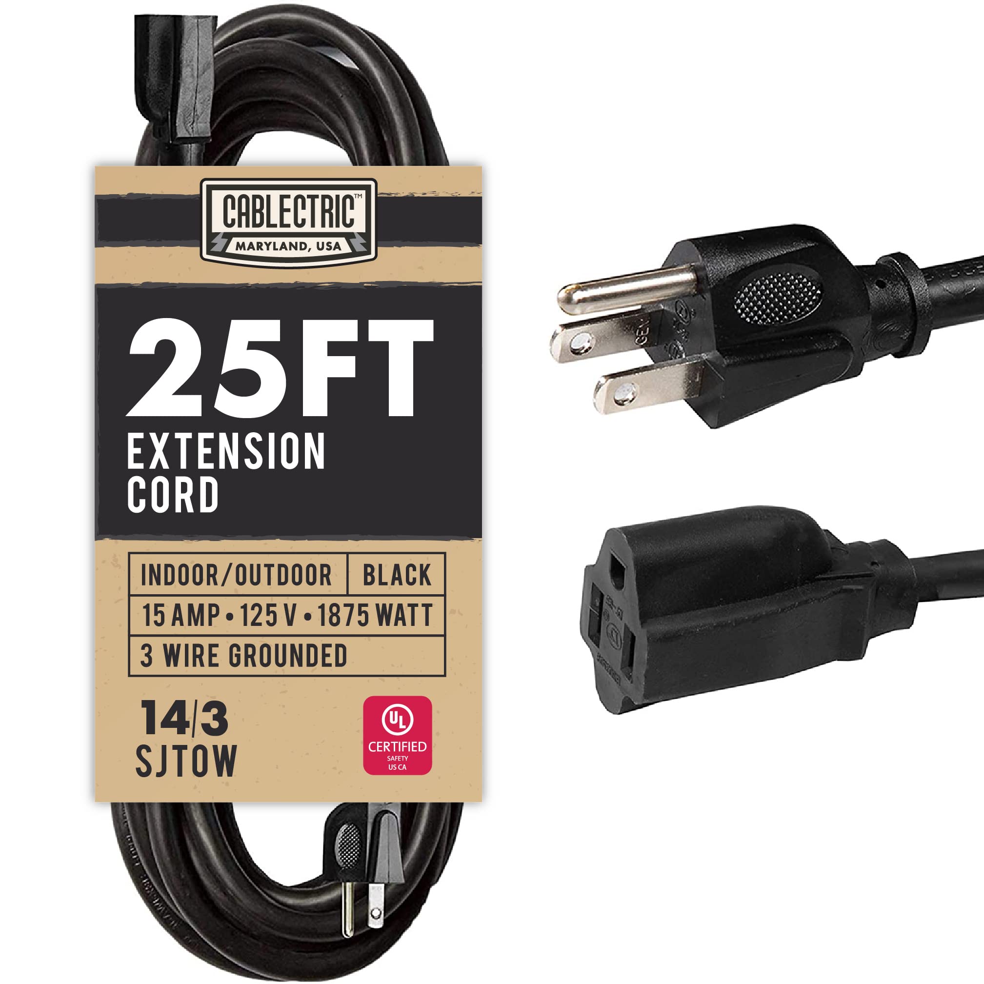 Snapklik.com : Cablectric 25 Ft Outdoor Extension Cord For Farms ...