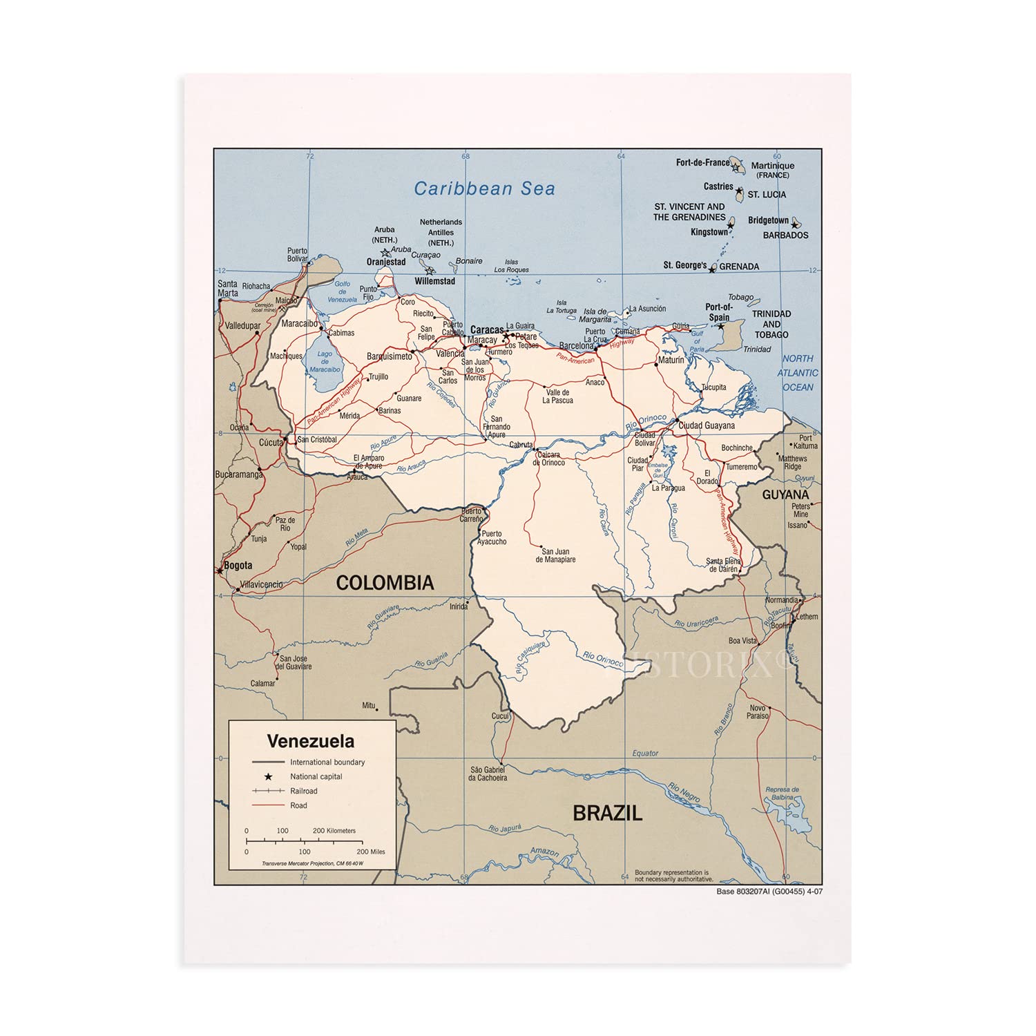 Venezuela Map With Cities