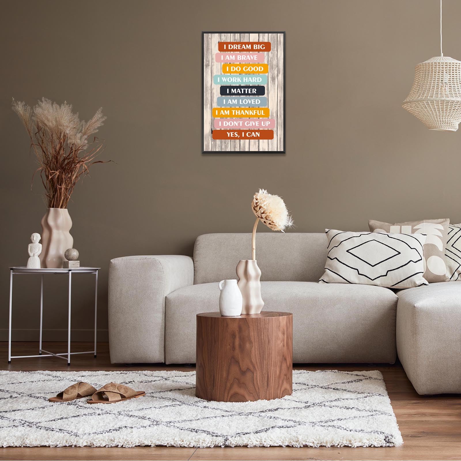 Snapklik.com : I Dream Big I Am Brave Motivational Posters Colorful Kid ...