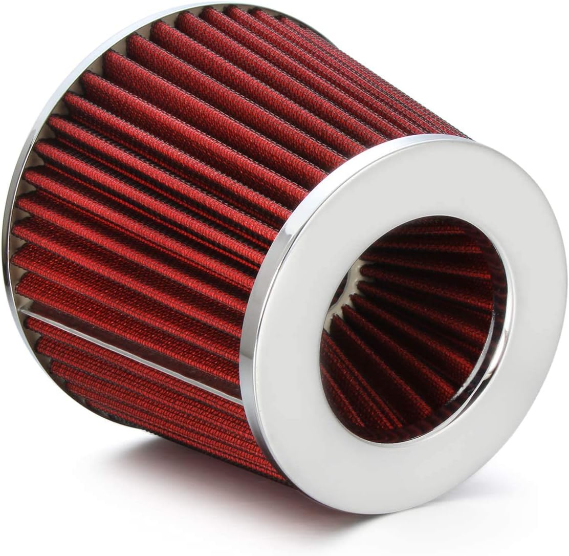 Madlife Garage Universal Car Air Filter High Power Sports Mesh Cone Air ...