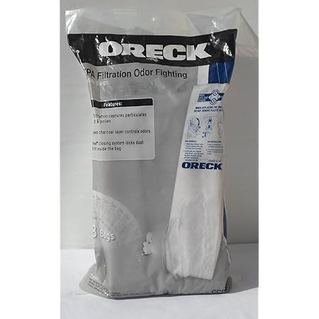 Amazon.com - Oreck Genuine Odor Fighting HEPA Vacuum Cleaner Bags for ...