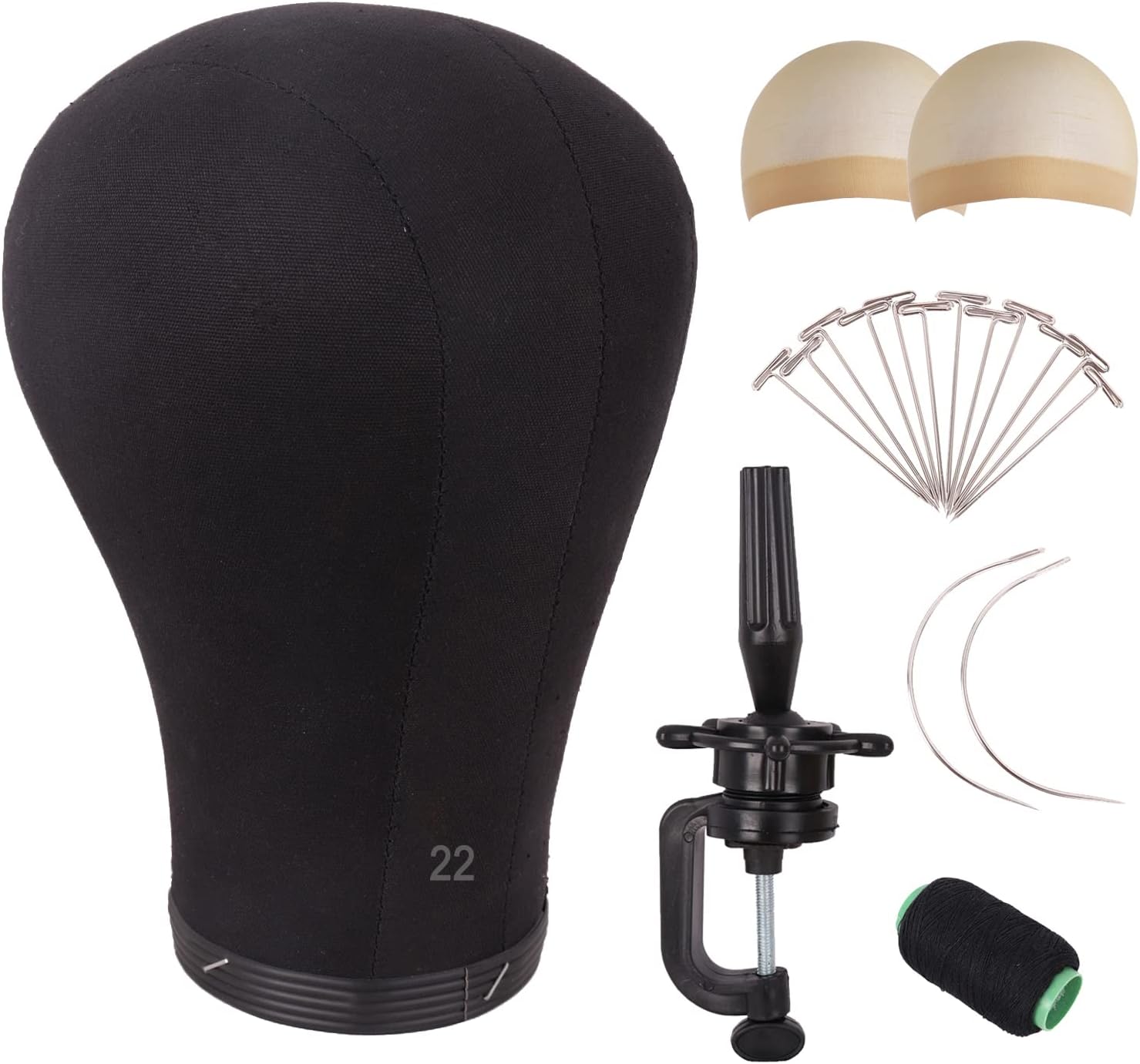 Amazon.com: AIMEI 63 Inch Mannequin Head Stand,Foldable Wig Stand ...