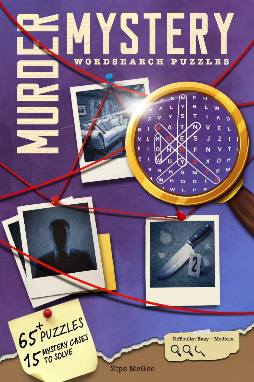 Amazon.com: Murder Mystery Wordsearch Puzzles: 65+ crime themed word ...