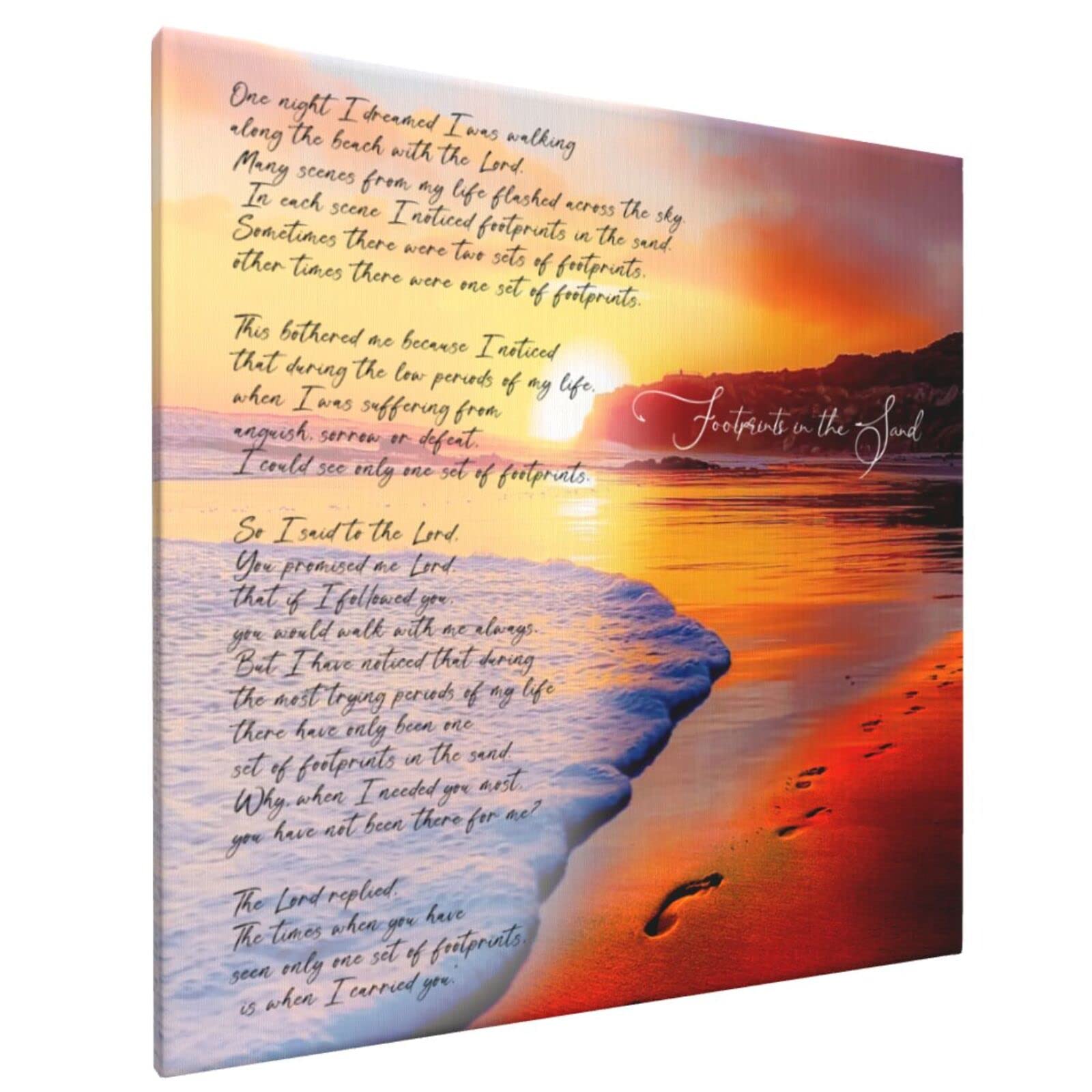 Footprints In The Sand Poem Printable Version