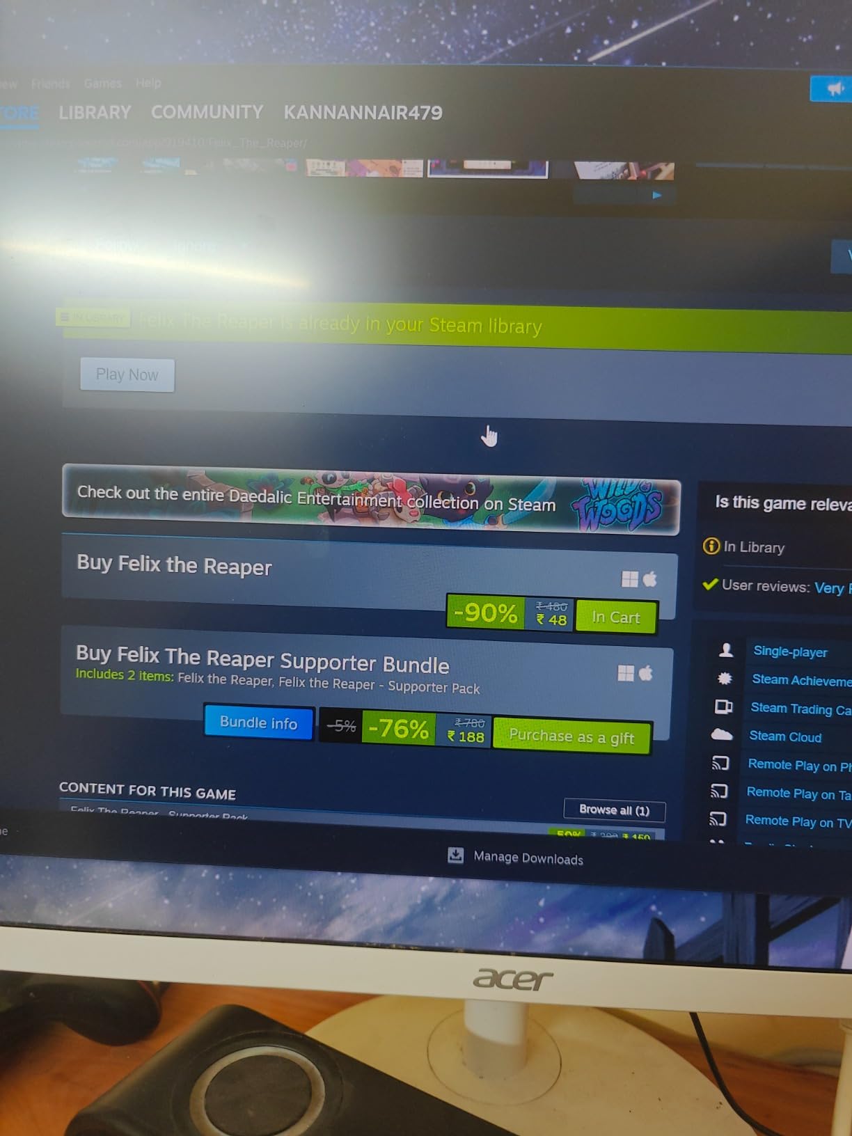 Buy 1 Random Steam Premium CD-Key (PC) Online at Low Prices in India ...