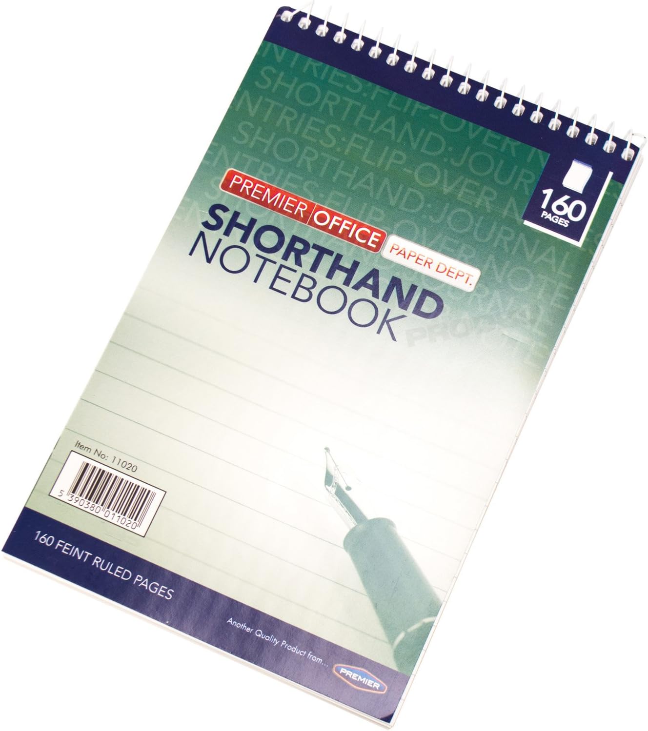 5 Star Office shorthand Ruled 160 Pages 80 Sheets 127x200mm [Pack 10 ...