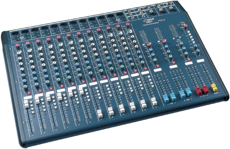 Pyle Pro PSX12 12 Input Channel Stereo Console Mixer : Amazon.ca ...
