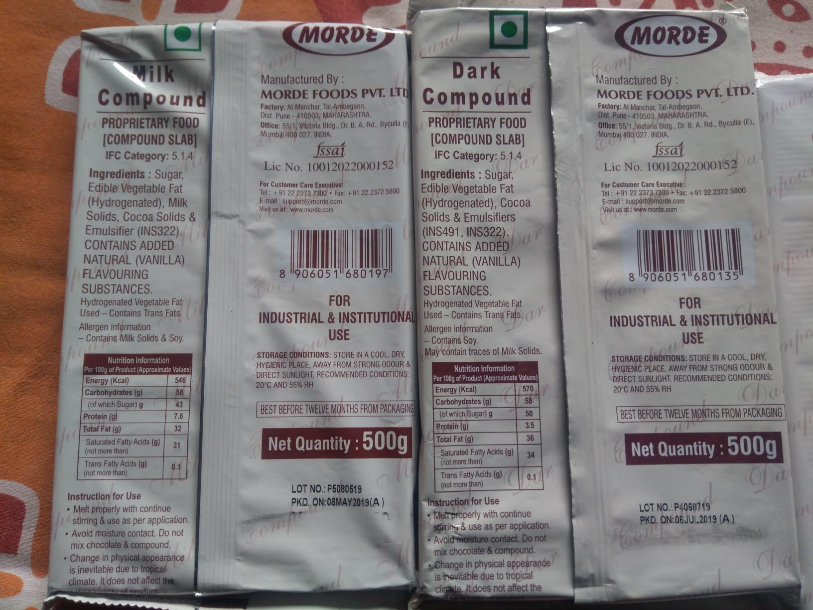 Morde Chocolate 3 In 1 Dark Milk White Compound : Amazon.in: Grocery ...