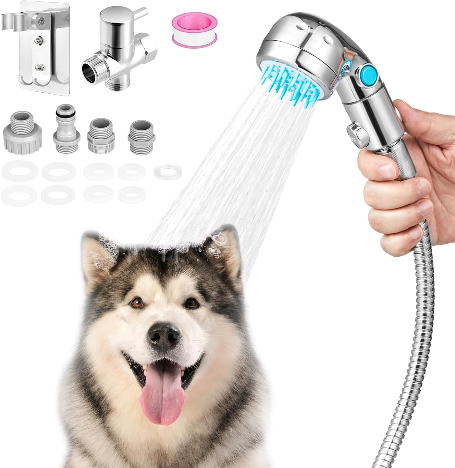 Amazon.com: Petbank Dog Shower Attachment, Dog Shower Sprayer ...
