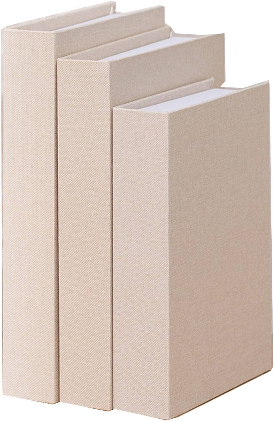 Amazon.com: SXYLOB 3 Pieces Decorative Modern Book Boxes, Faux Books ...