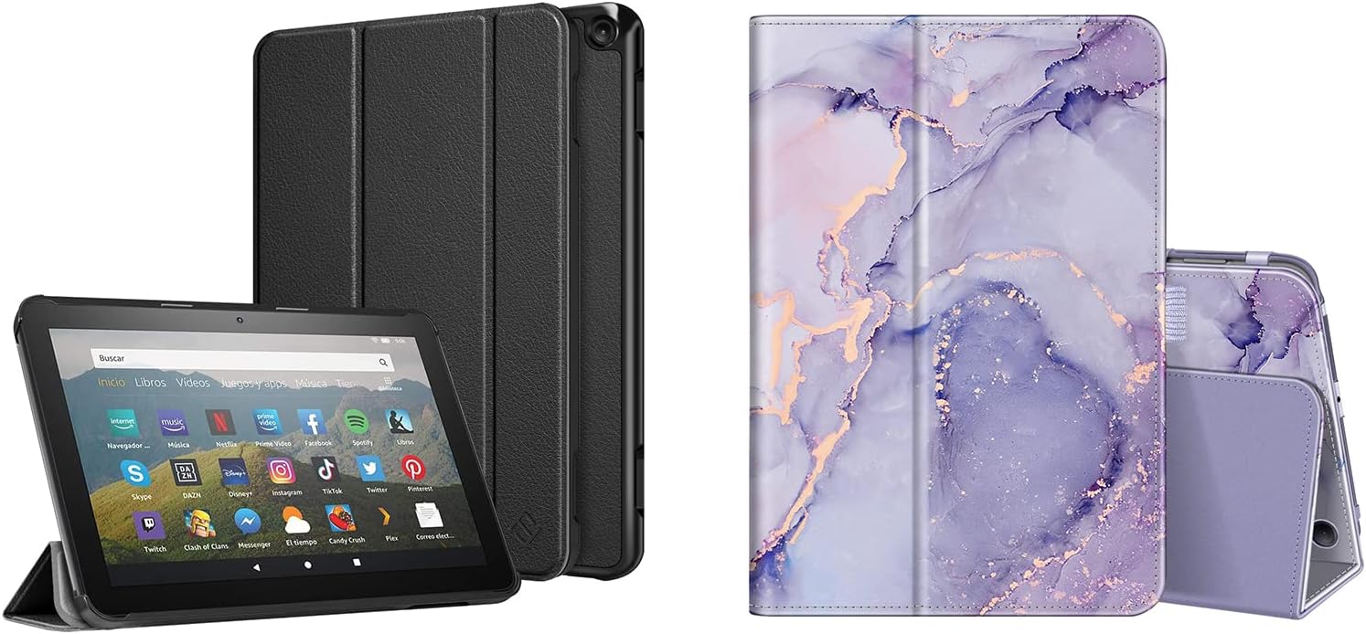 Amazon.com: Fintie Case for Fire HD 8 & Fire HD 8 Plus Tablet (12th ...