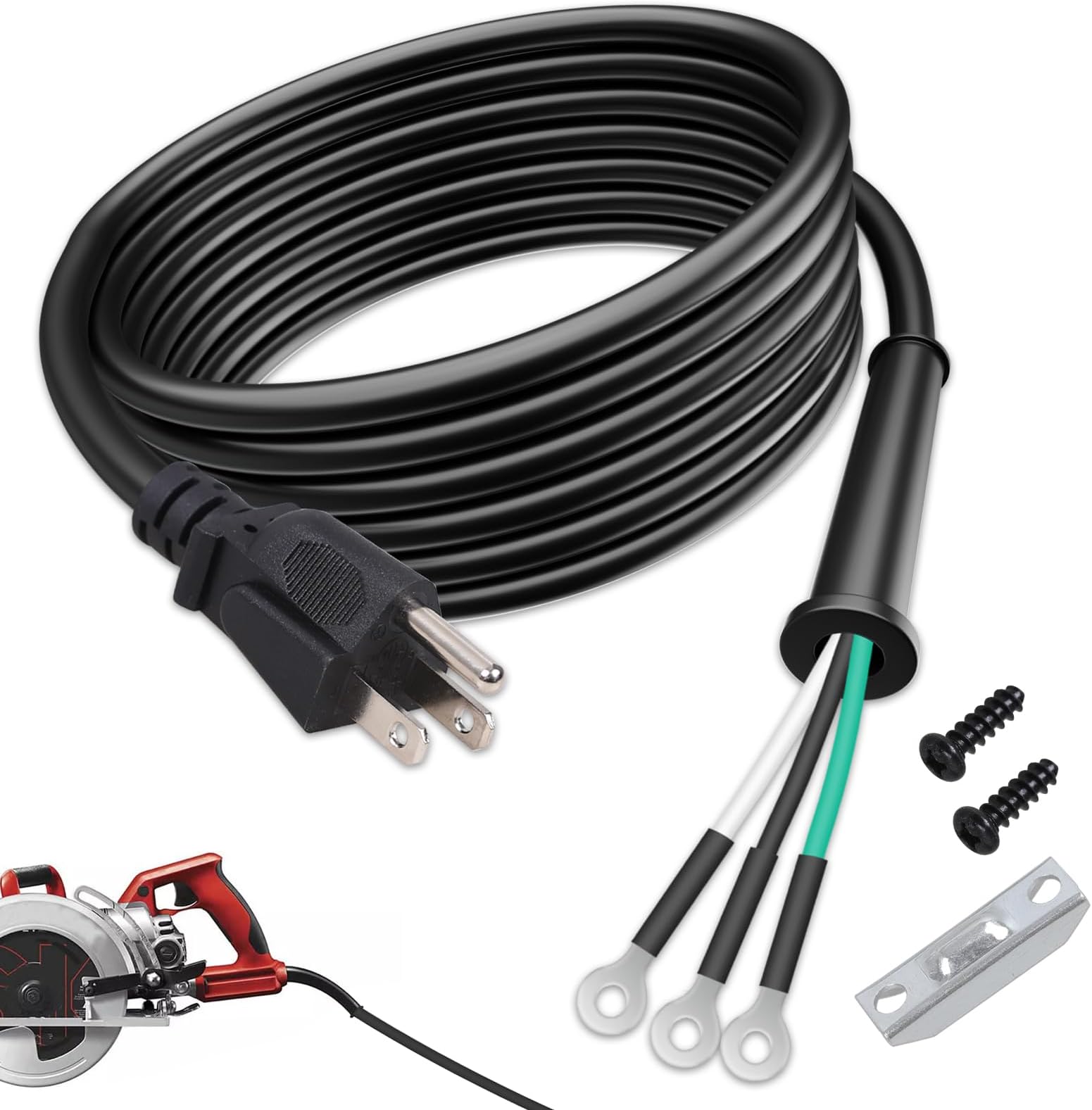 Amazon.com: LaWana 95104L Heavy Gauge Replacement Power Cord for ...