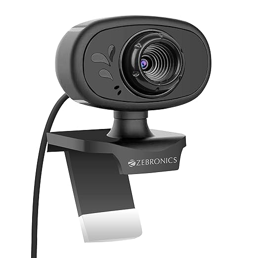Zebronics Zeb-Crystal Pure Web Camera with 3P Lens,Built-in Microphone ...