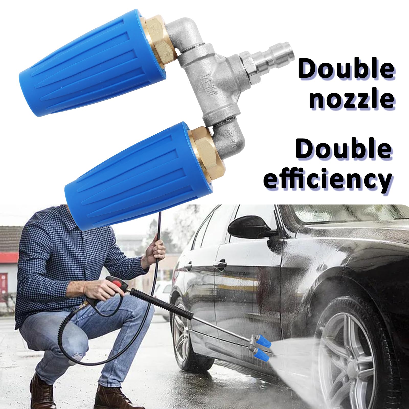 Snapklik.com : Dual Turbo Nozzle Tip For Pressure Washer,Twin Turbo ...