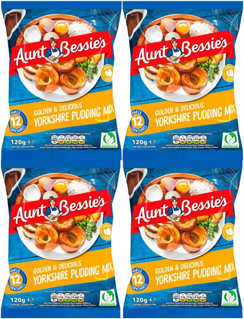 Yorkshire Pudding Mix Bundle With Aunt Bessies Homebake Yorkshire ...