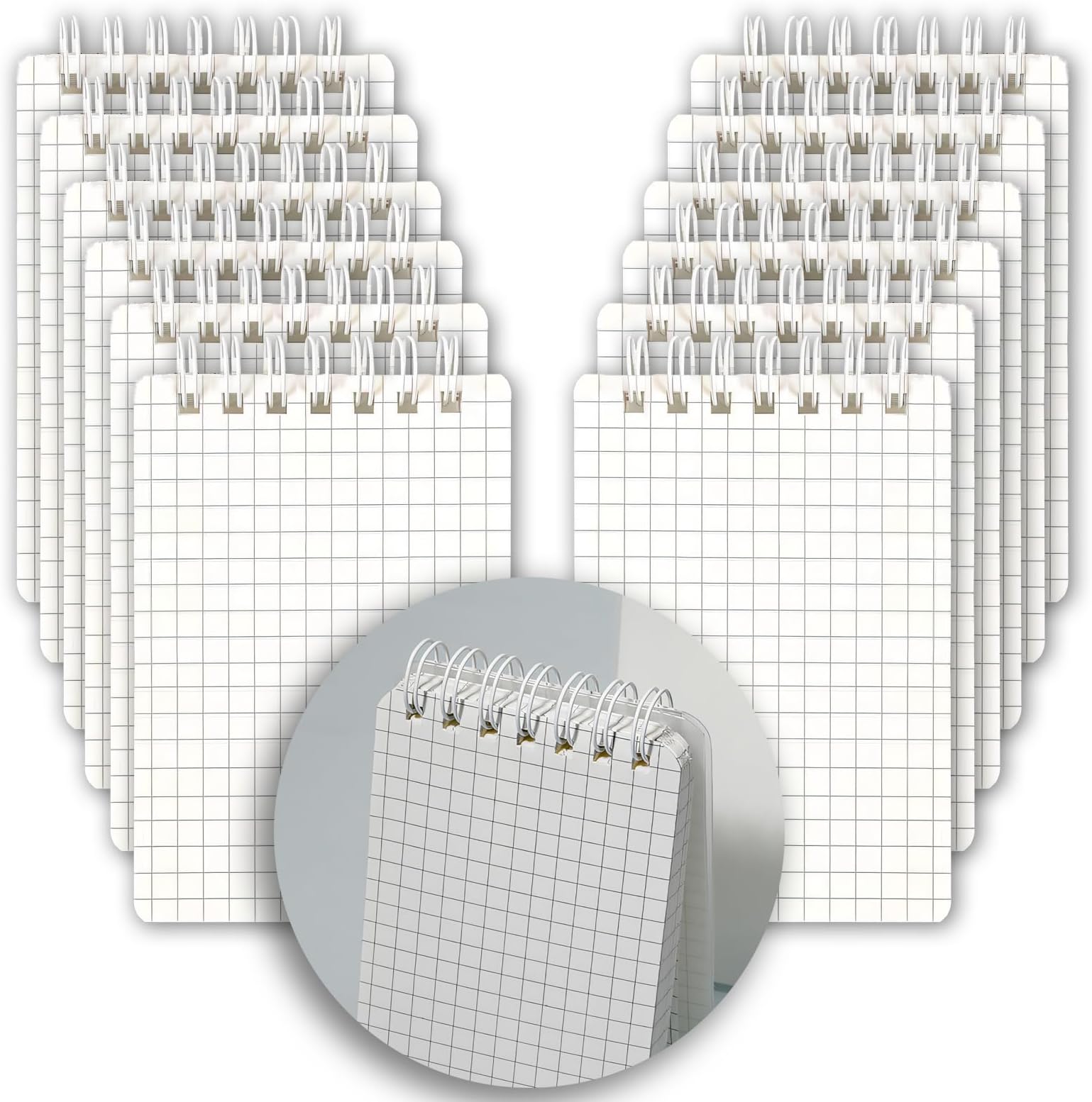 Amazon.com : KTOJOY 8 Pack Small Pocket Notebook Small 3x5 Spiral ...