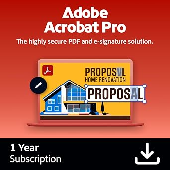 Adobe Acrobat Pro | PDF Software | Convert, Edit, Covert, Sign | 12 ...