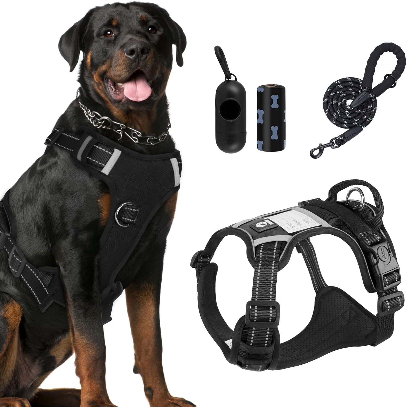 Keakitay Pechera Táctica para Perros, Pechera para Perros con Asa ...