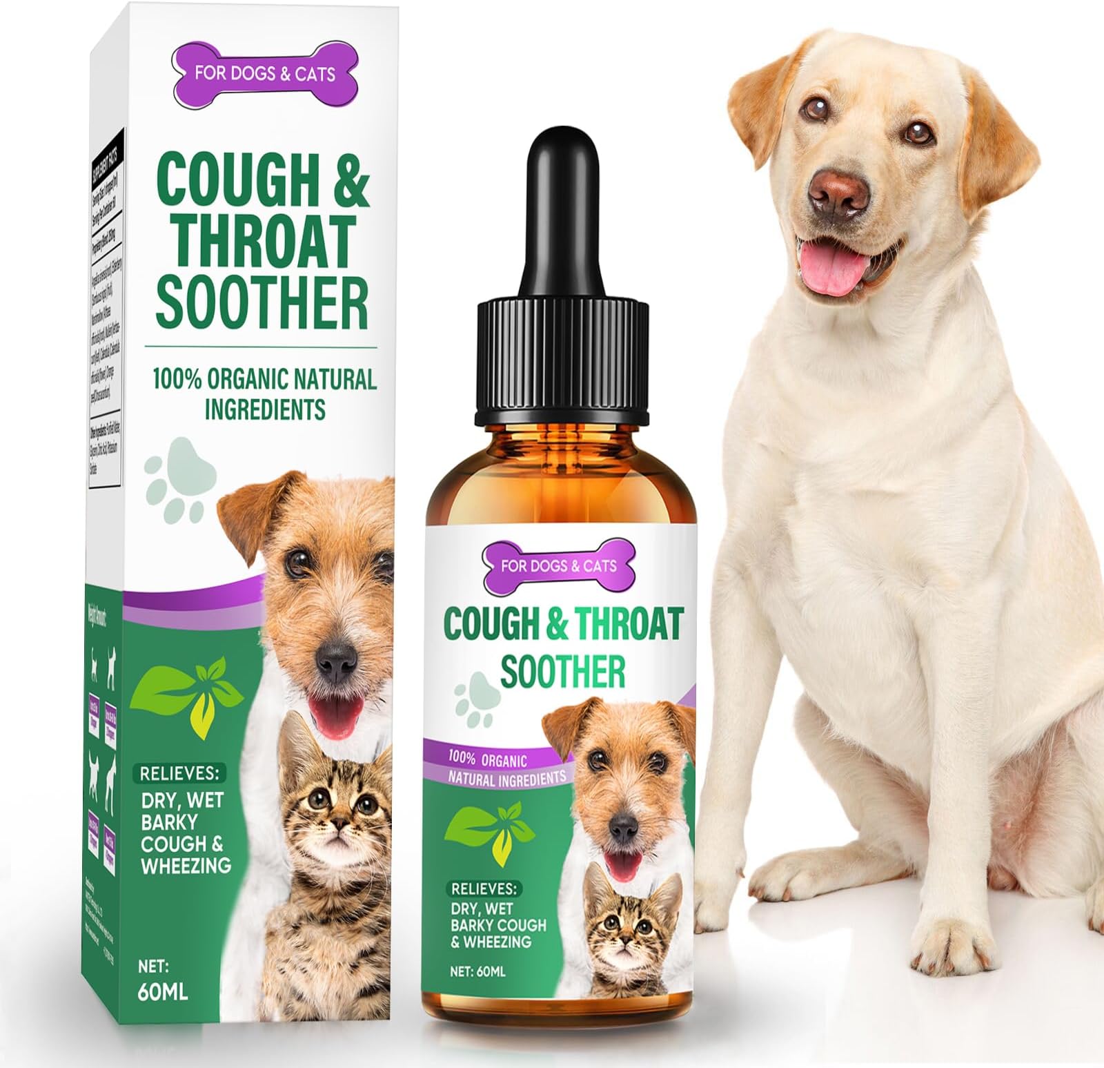 Amazon.com : Dog Cough Treatment, Dog Allergy Relief Supplement for ...