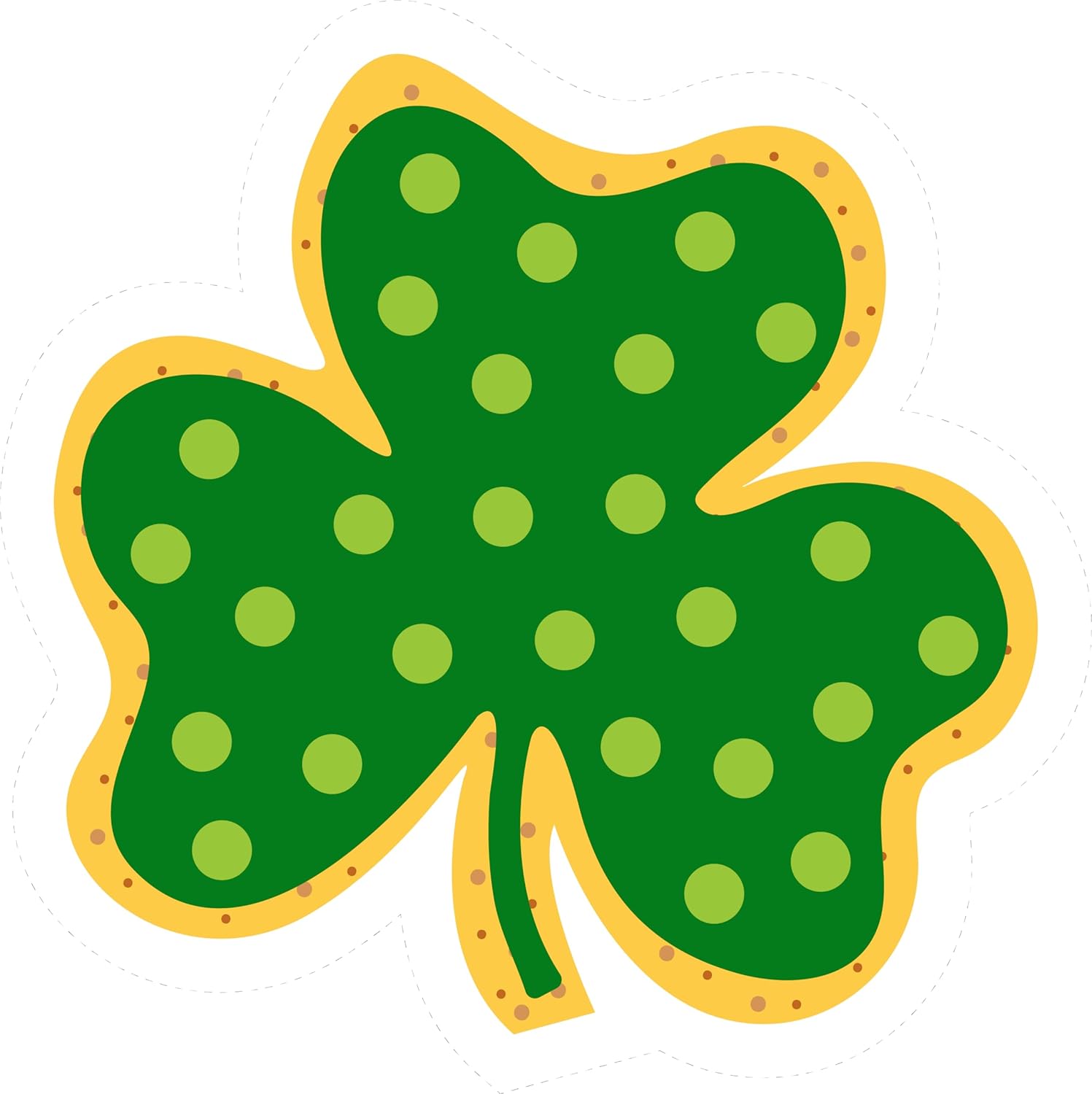 Amazon.com - Inspirational Quote Clover Cookies Sticker Motivational ...