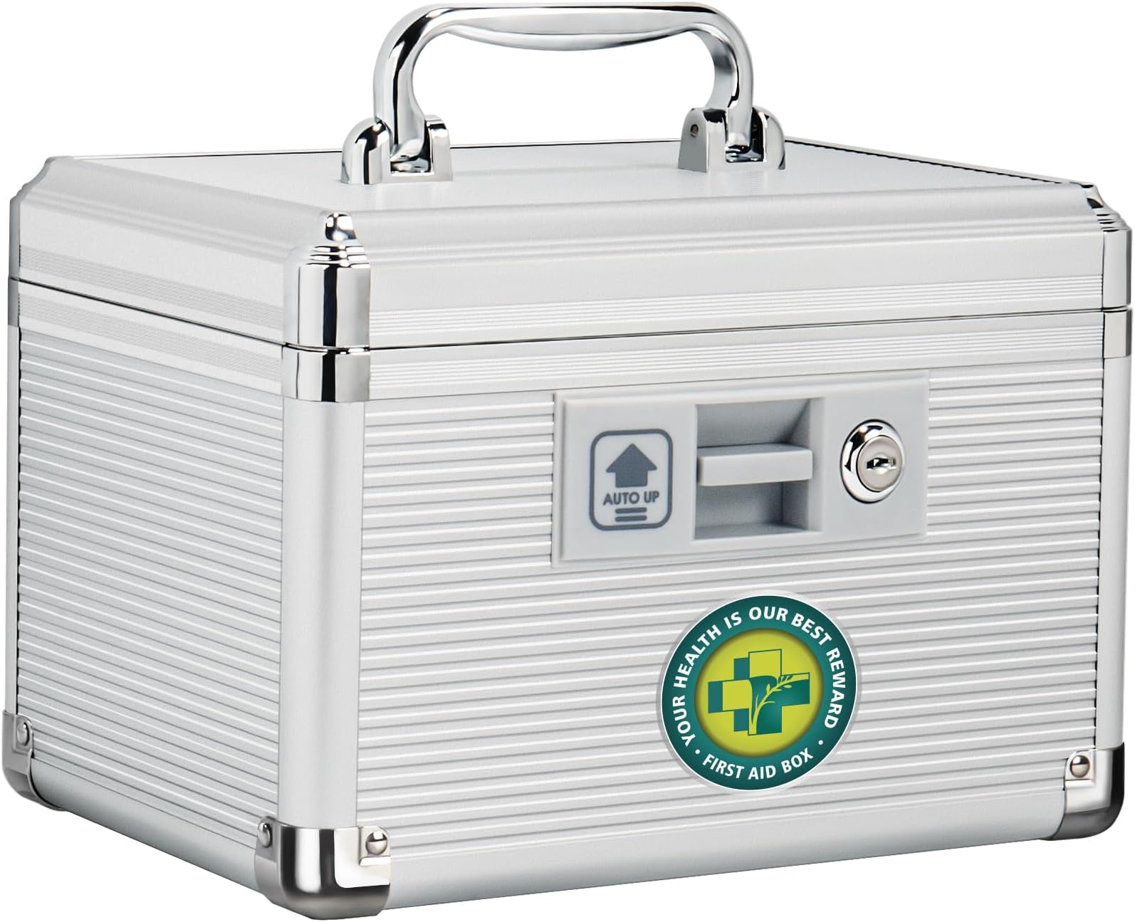 Amazon.com: Lockbako Medicine Lock Box with Key, Alluminum Alloy Box ...