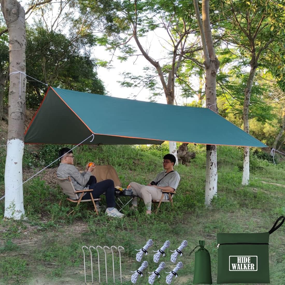 Eurohike Fully Waterproof Adventure Tarp, Tarp Shelter for Tents ...