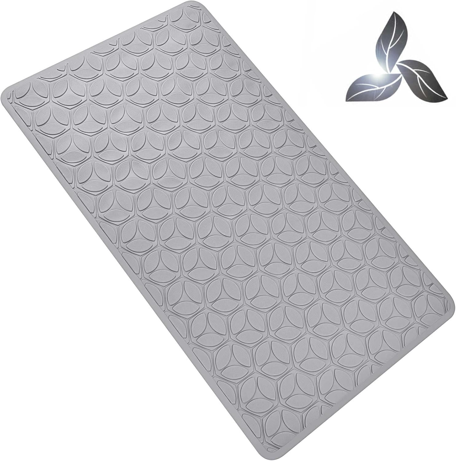 OLUFIA Non Slip Bathtub Mat | Real Rubber Bath Mat for Tub and Shower ...