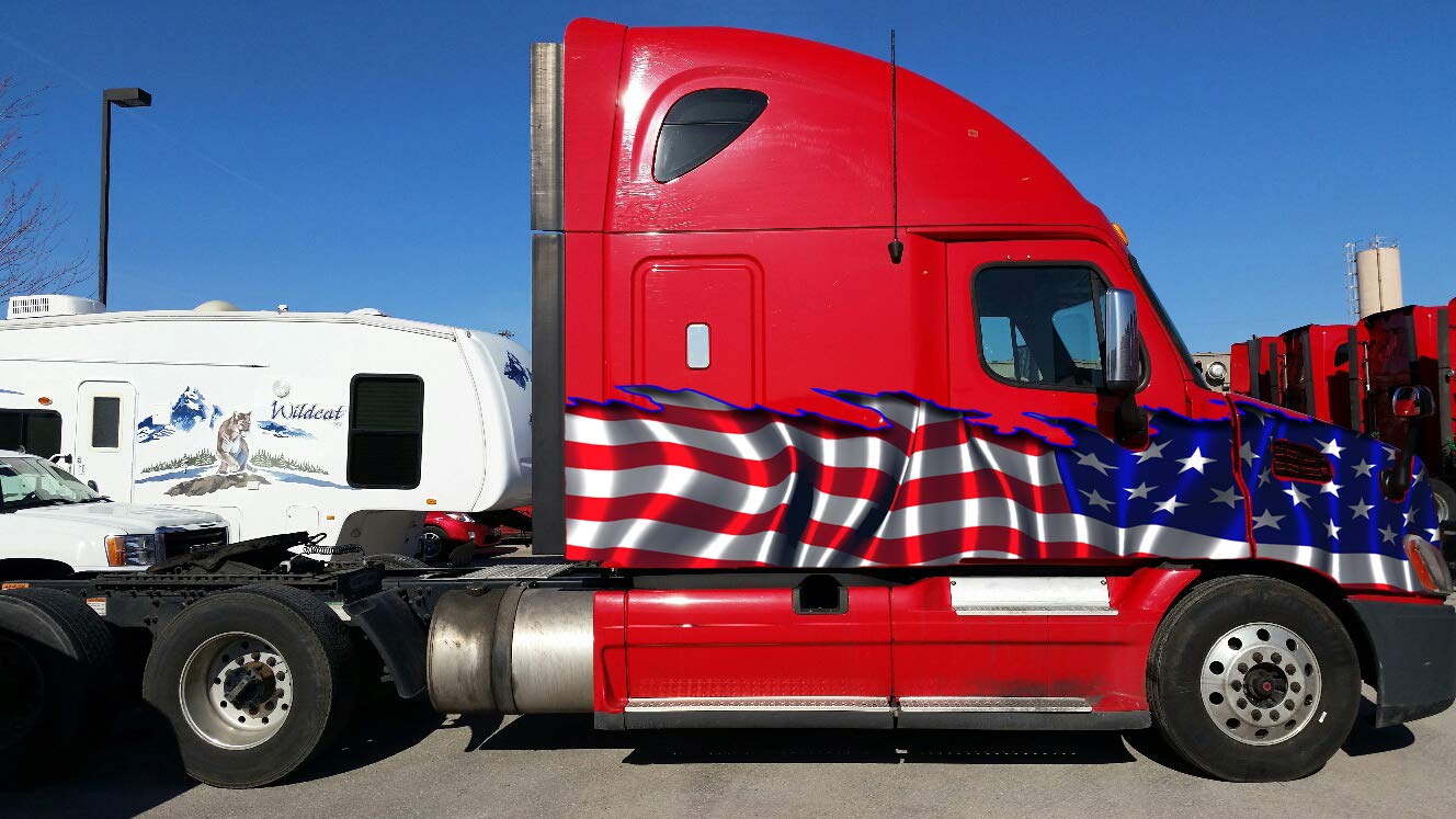 18 Wheeler Decal
