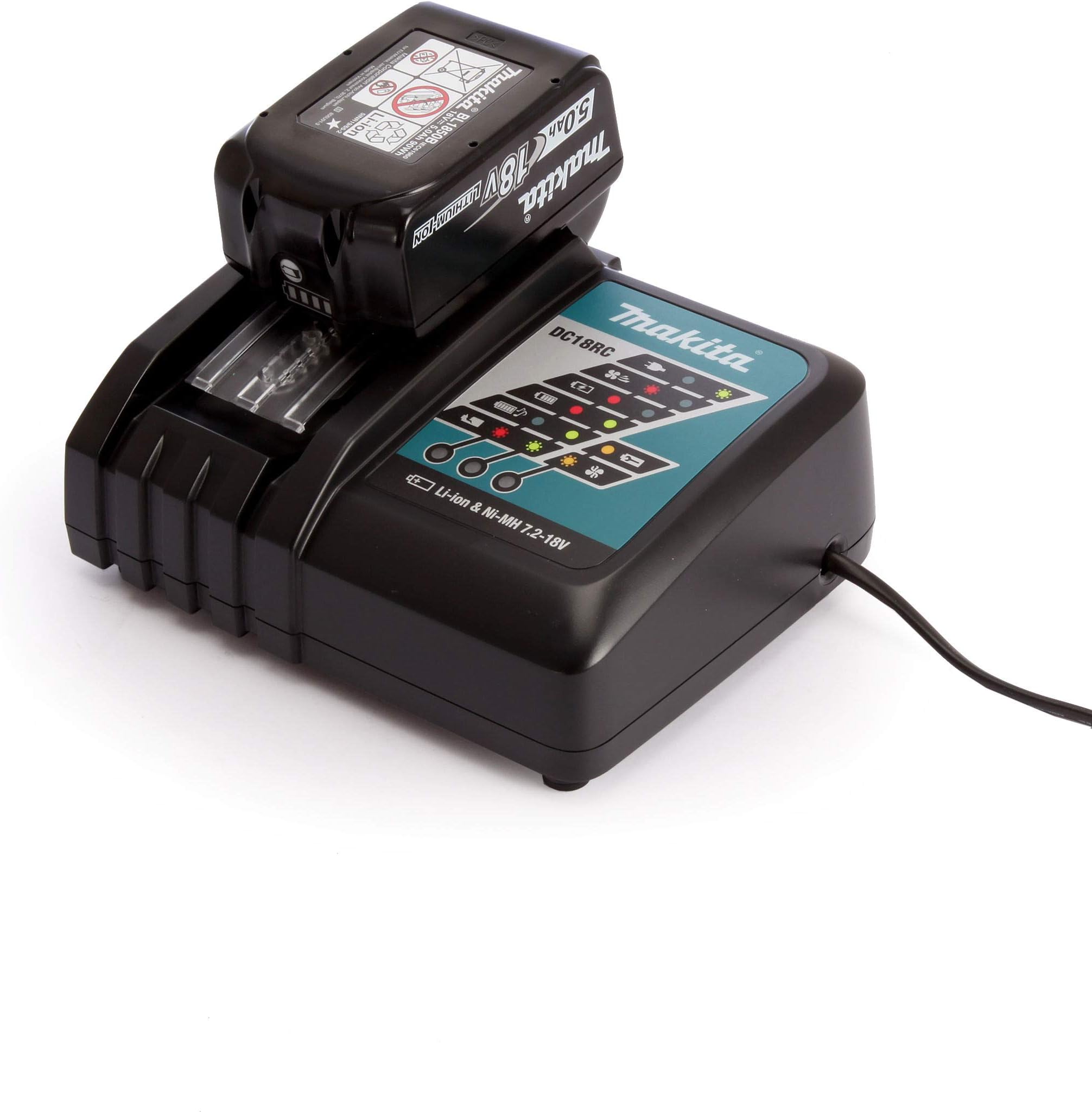 Makita DC18RC Charger + BL1850B 5Ah Battery: Amazon.co.uk: DIY & Tools