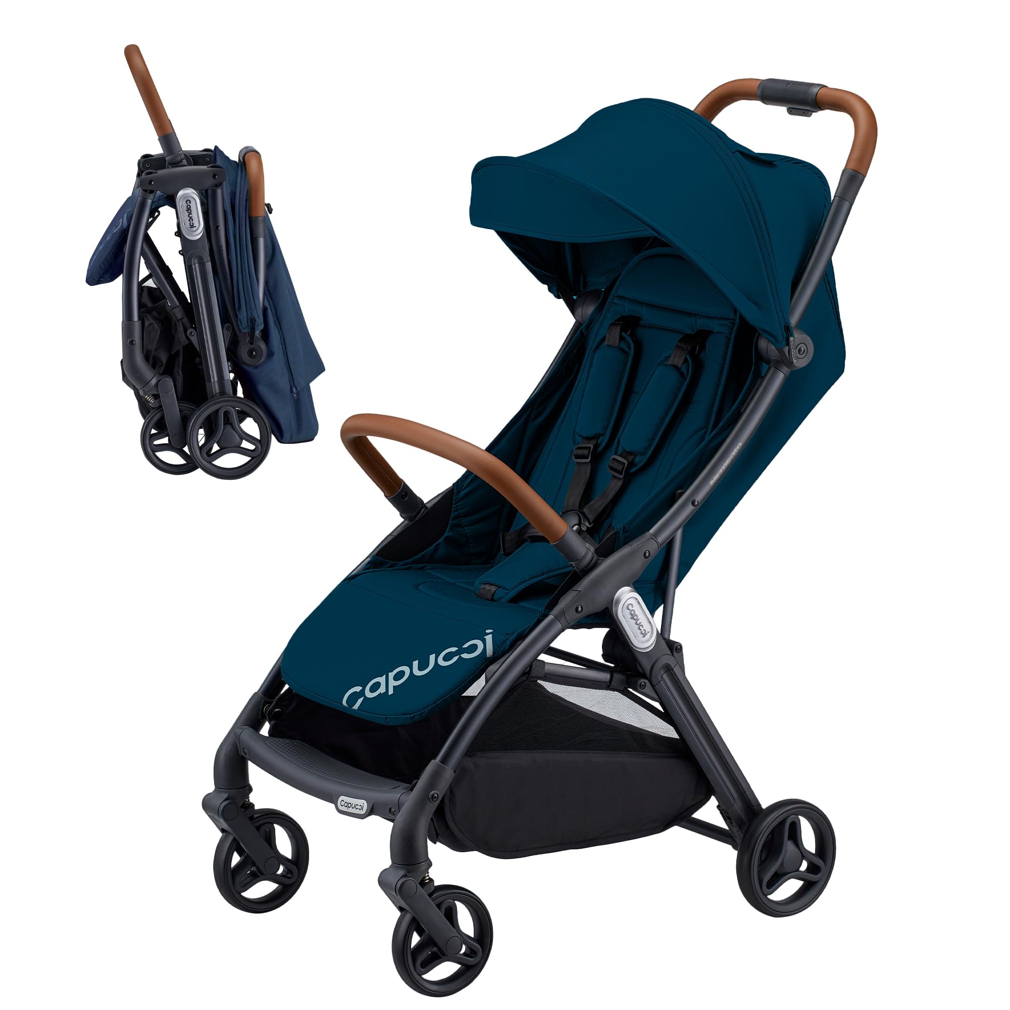 Amazon.com : Capucci Memento Baby Stroller - Lightweight One Hand Auto ...