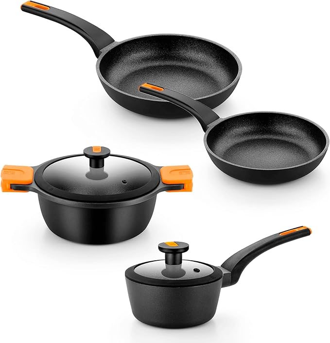Amazon.com: BRA COOKWARE Efficient Pro 6 Piece Cookware Set | Cast ...
