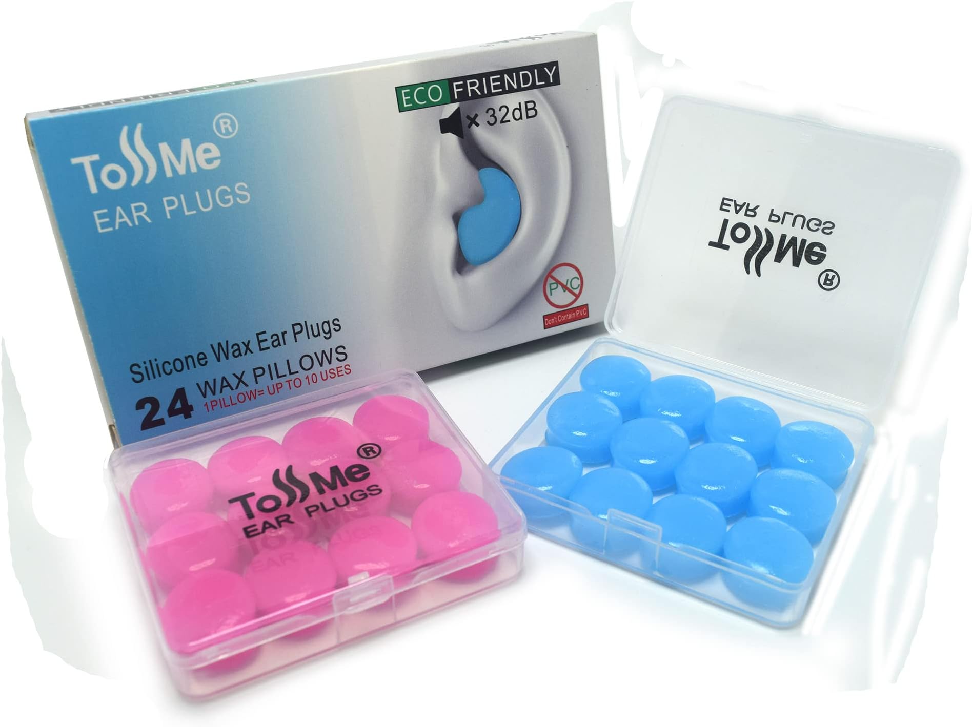 Amazon.com: Ohropax Reusable Wax/Cotton Ear Plugs (36 Plugs Total)(1 ...